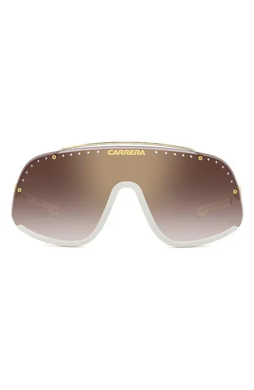 Carrera Eyewear Gradient Shield Sunglasses - Gold Ivory