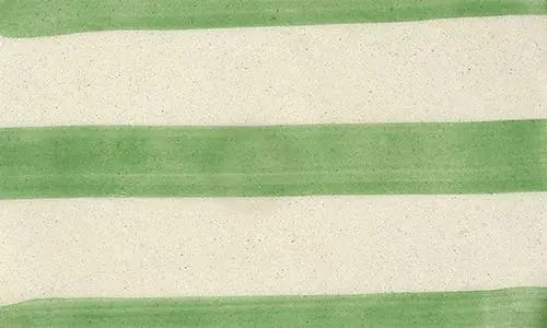 CASA AMAROSA Stripe Plate - Green
