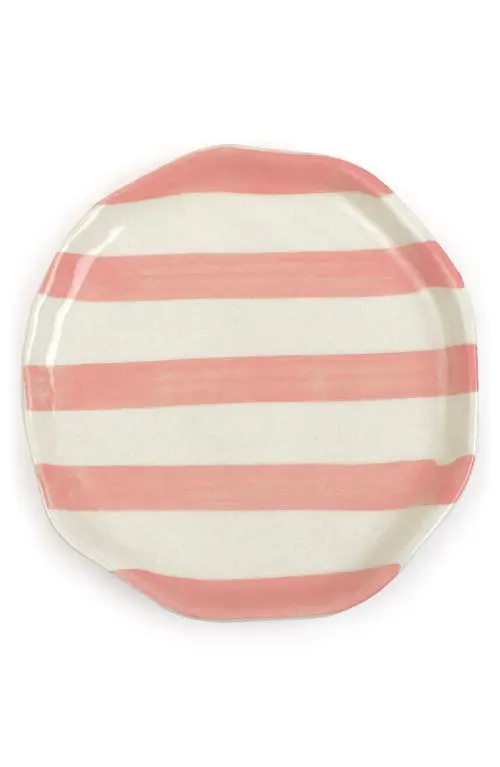 CASA AMAROSA Stripe Plate - Pink