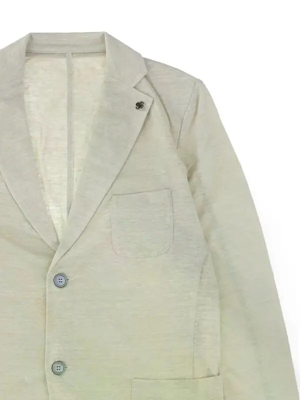 GRAN SASSO Linen Single-breasted Blazer