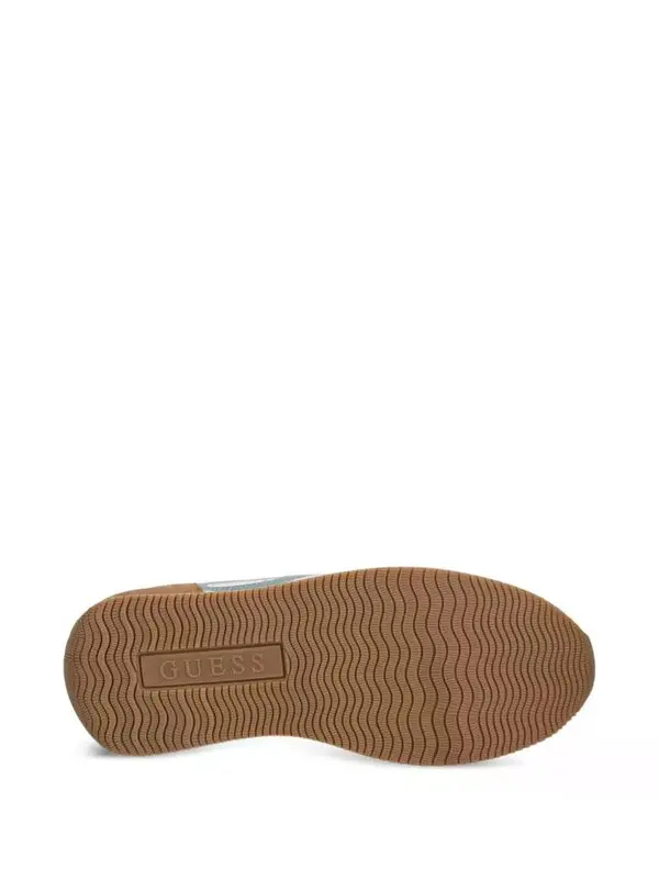Guess Skroll Suede-paneled Lace-up Sneakers