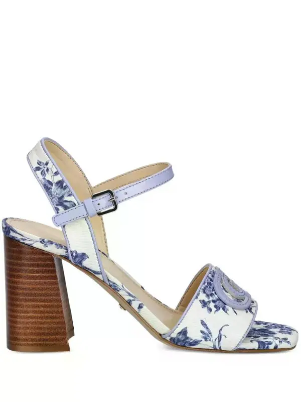 Guess 85mm Ganika Floral-print Sandals