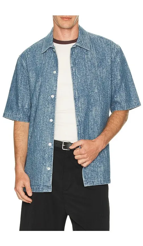 SAMSOE SAMSOE Saayo X Shirt In Blue