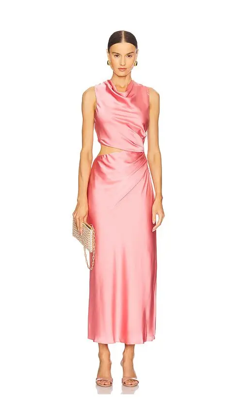 knee length dresses for ladies Misha Collection Bernette Midi Dress