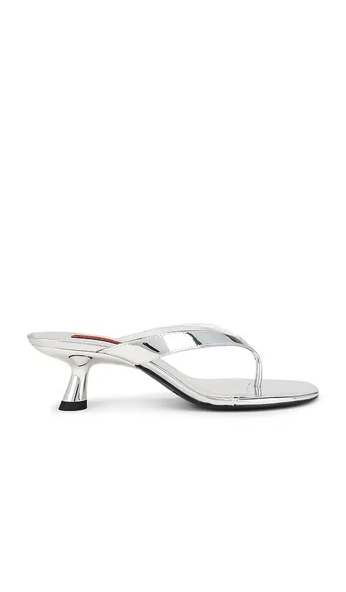 SIMONMILLER Beep Thong Sandal - Silver