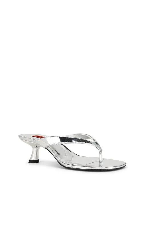 SIMONMILLER Beep Thong Sandal - Silver