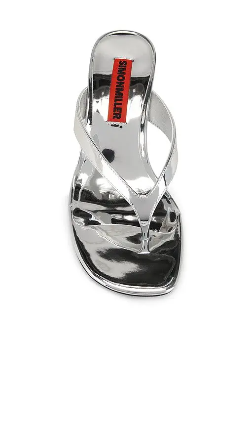 SIMONMILLER Beep Thong Sandal - Silver