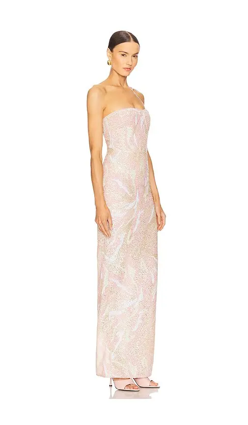 BRONX AND BRONCO Dahlia Strapless Maxi Dress