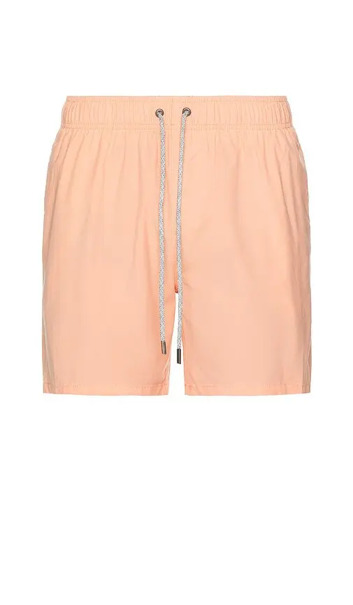VINTAGE SUMMER Vintage Wash Volley Swim Shorts - Peach