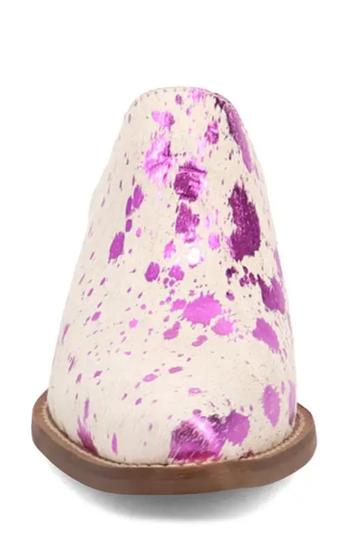 DINGO Cash Cow Calf Hair Mule - Fuchsia