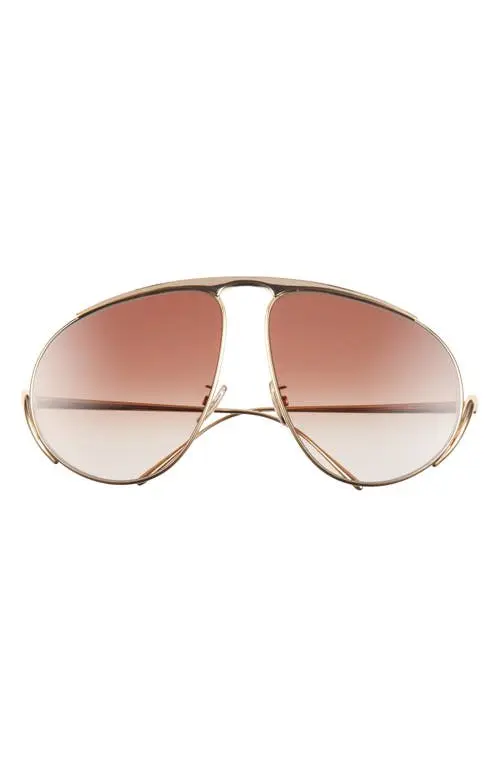 Loewe Signature Pilot Sunglasses - Shiny Endura Gold/gradient