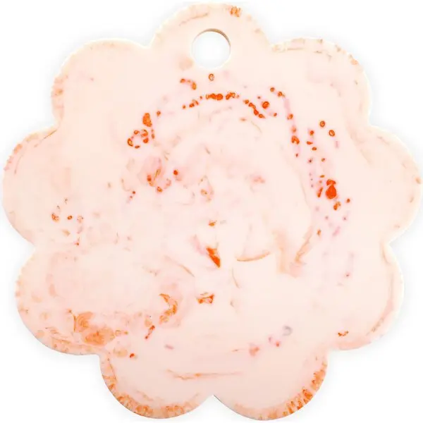 CASA AMAROSA Scalloped Resin Cheese & Charcuterie Board - Light Pink