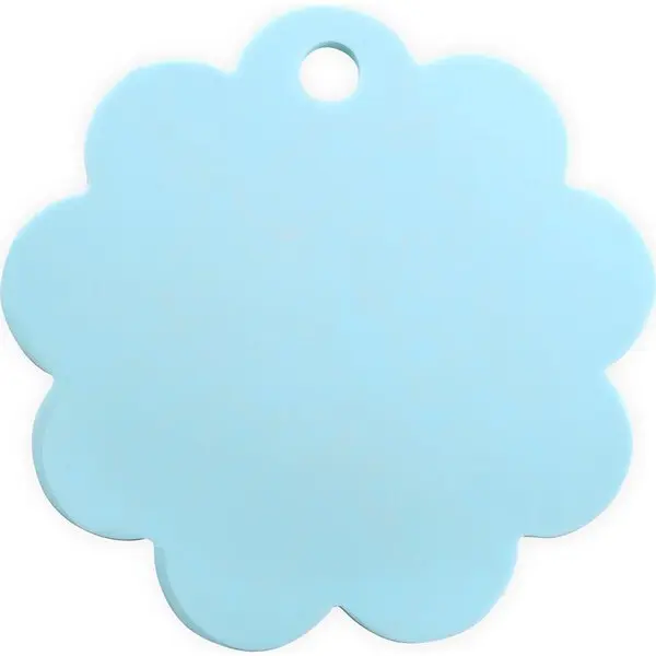 CASA AMAROSA Scalloped Resin Cheese & Charcuterie Board - Sky Blue