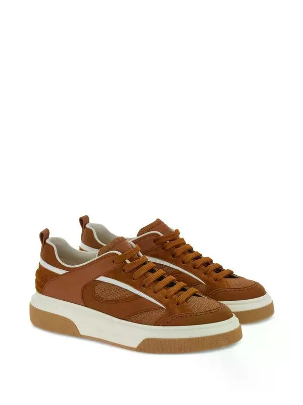 FERRAGAMO Panelled Design Sneakers