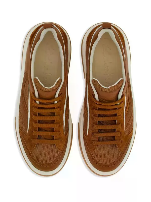 FERRAGAMO Panelled Design Sneakers