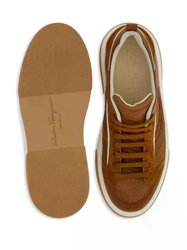 FERRAGAMO Panelled Design Sneakers
