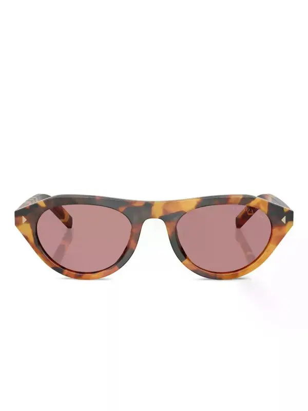 Prada Tortoiseshell Cat-eye Sunglasses - Brown