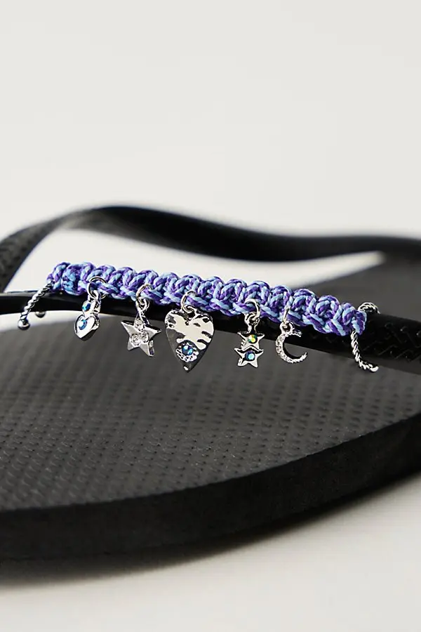 Free People Braided Sandal Charm - Blueberry