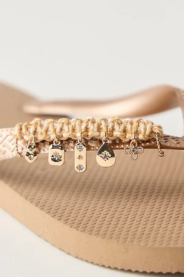 Free People Braided Sandal Charm - Creme