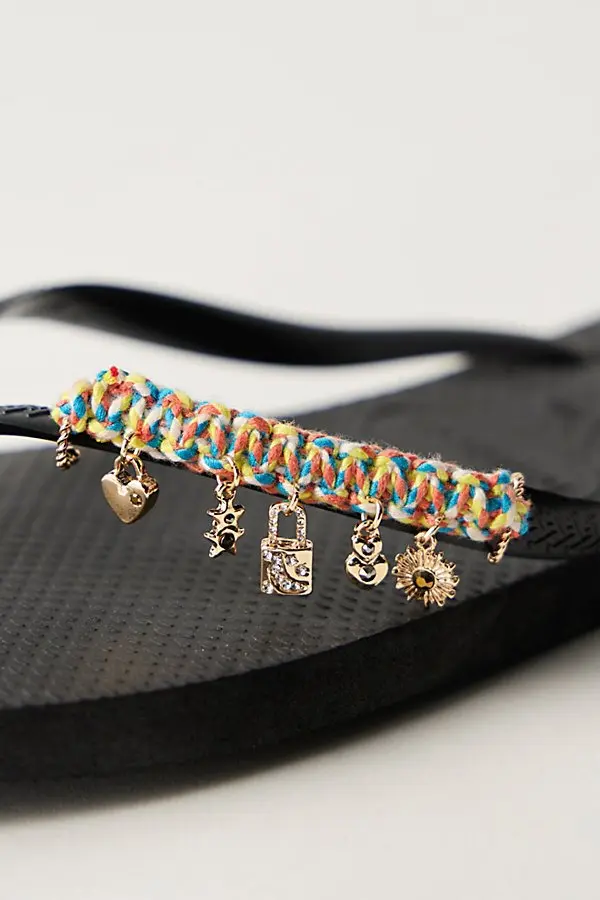 Free People Braided Sandal Charm - Tropical