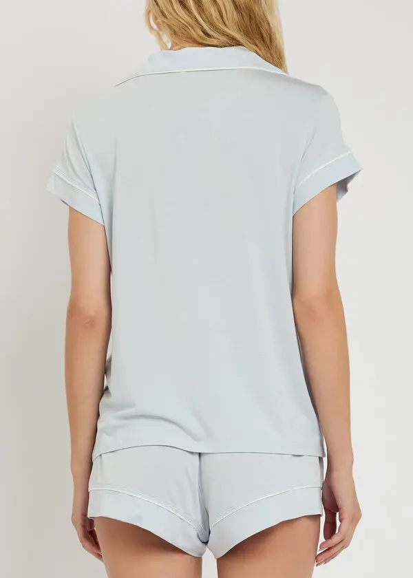 Eberjey Gisele Stretch-jersey Pyjama Set - Blue