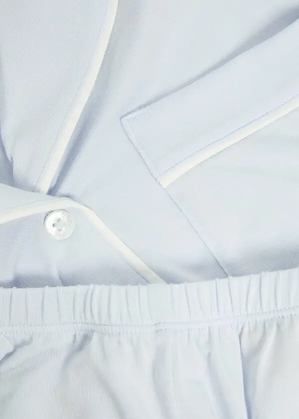 Eberjey Gisele Stretch-jersey Pyjama Set - Blue