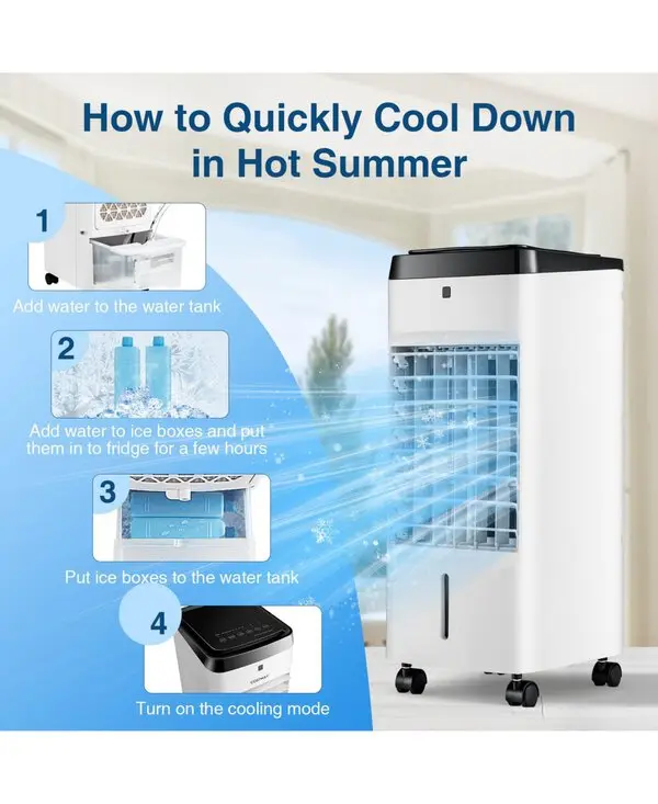 MECALE 3-in-1 Evaporative Air Cooler