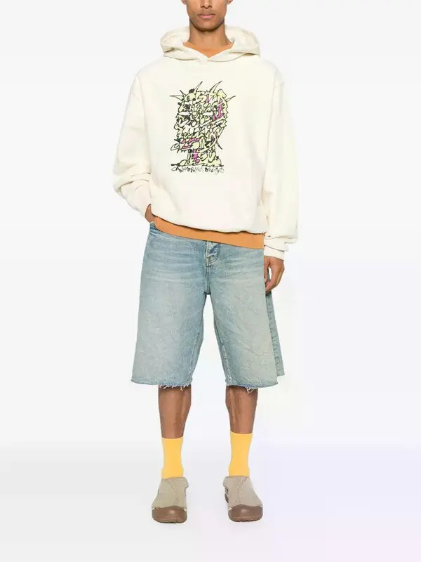 BRAIN DEAD Scrambled Head Hoodie
