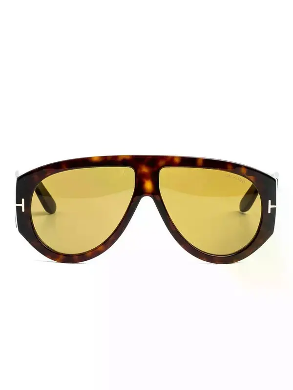 TOM FORD Bronson Pilot Sunglasses - Brown