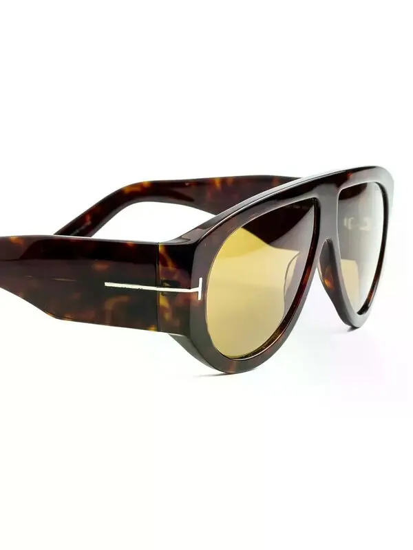 TOM FORD Bronson Aviator Sunglasses - Brown