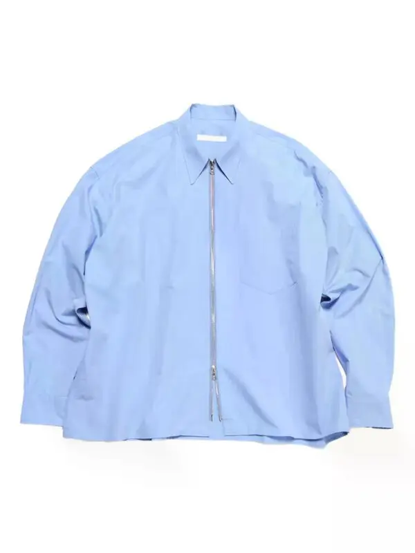 SOPHNET. Zip-front Overshirt - Blue