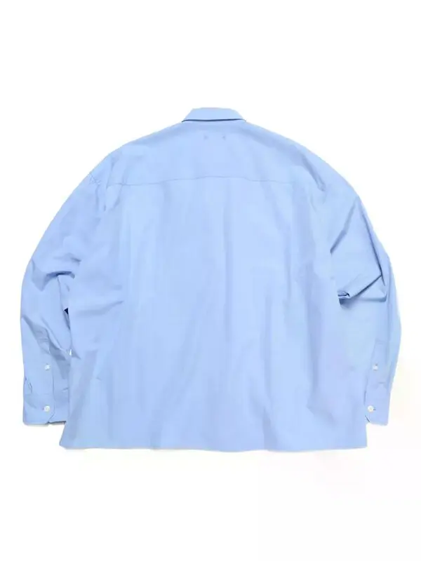 SOPHNET. Zip-front Overshirt - Blue