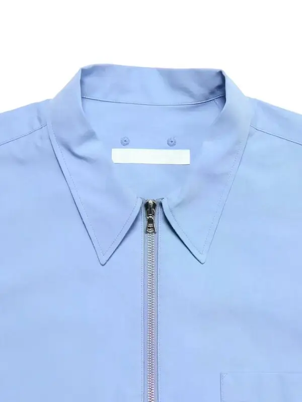 SOPHNET. Zip-front Overshirt - Blue