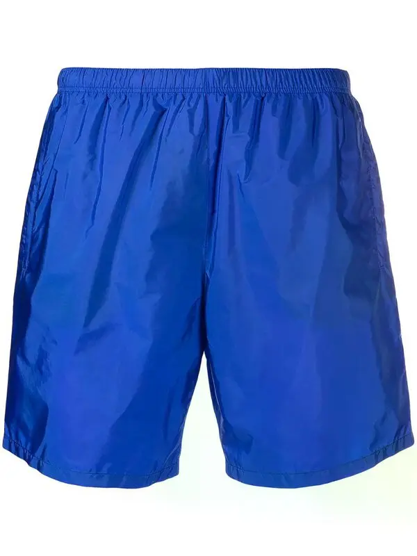 Prada Recycled Nylon Swim Shorts - Blue