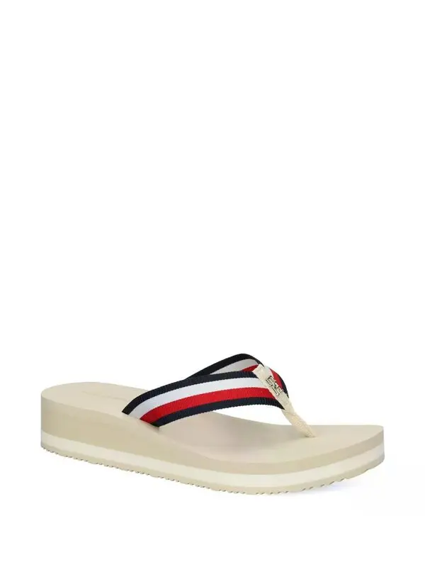 Tommy Hilfiger 38mm Striped Platform Flip-flops