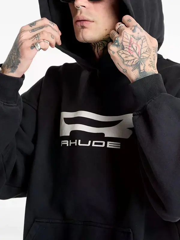 Rhude Logo-print Hoodie