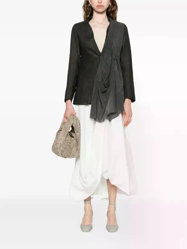 A TENTATIVE ATELIER Gathered-detail Blazer