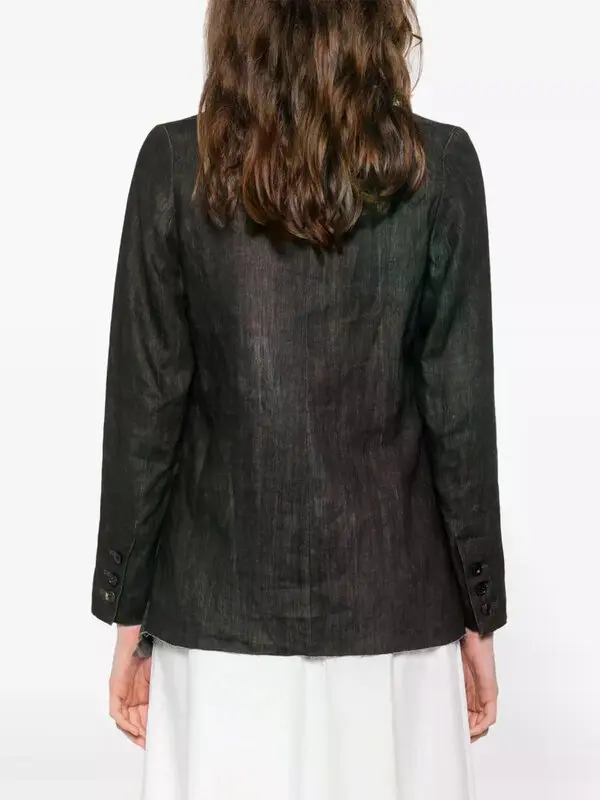 A TENTATIVE ATELIER Gathered-detail Blazer
