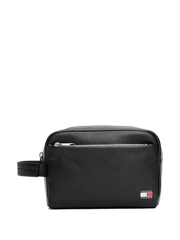 Tommy Hilfiger Zip-Fastening Cosmetic Bag - Black | Editorialist display picture 2
