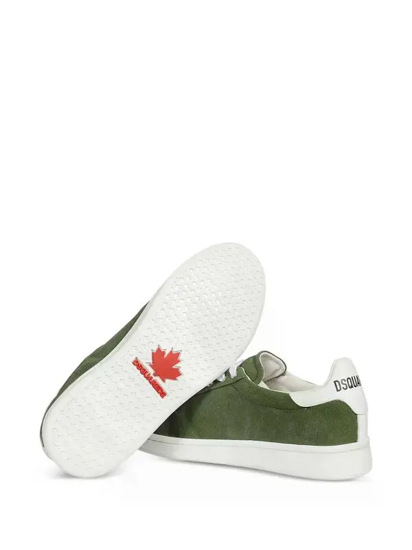 Dsquared2 Leaf Graphic Low-top Sneakers - Green