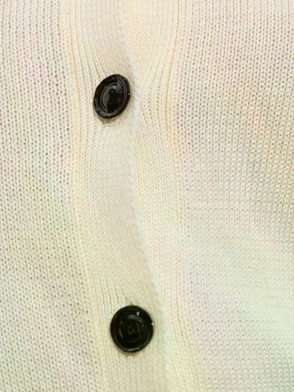Marni Logo-embroidered Cardigan - Neutrals