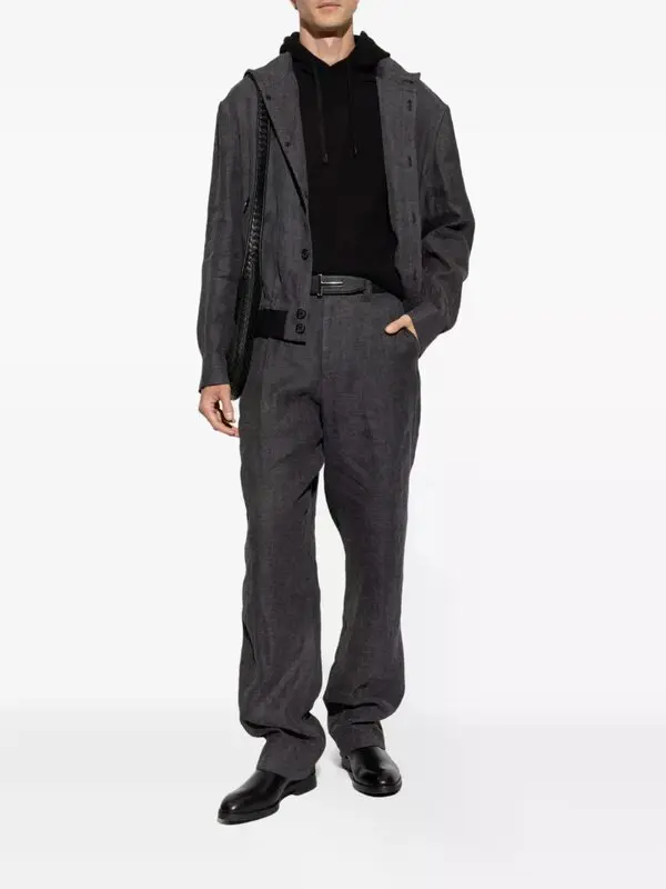 Giorgio Armani Button-up Bomber Jacket