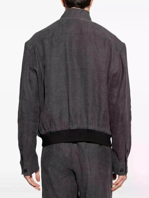 Giorgio Armani Button-up Bomber Jacket