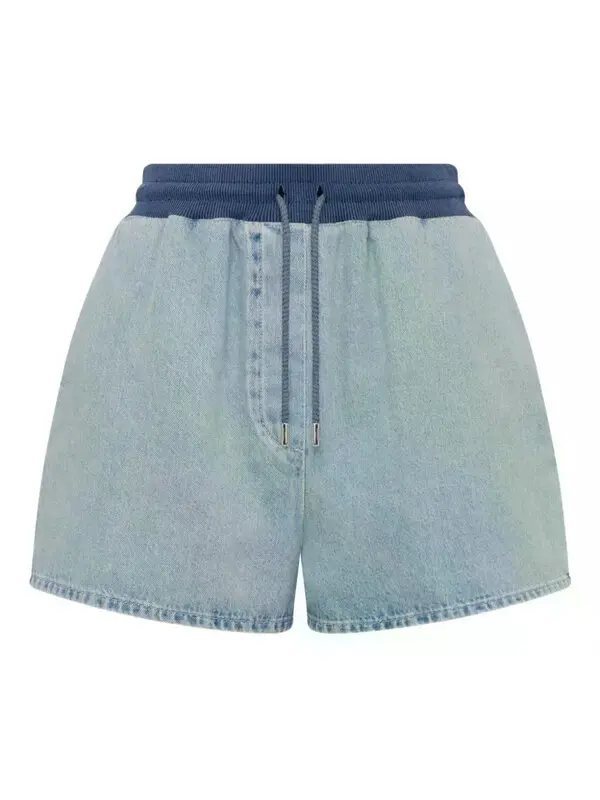 Moschino Cotton Thigh-length Shorts - Blue