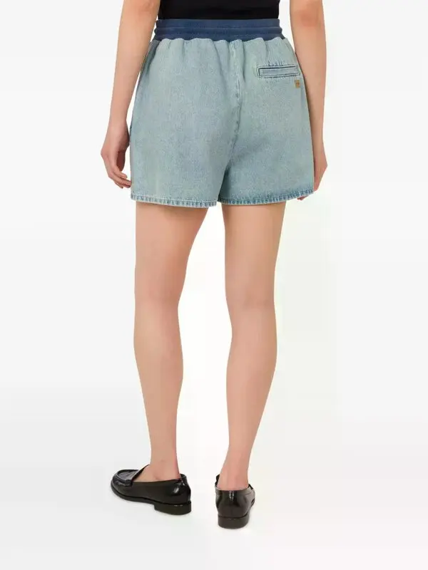 Moschino Cotton Thigh-length Shorts - Blue
