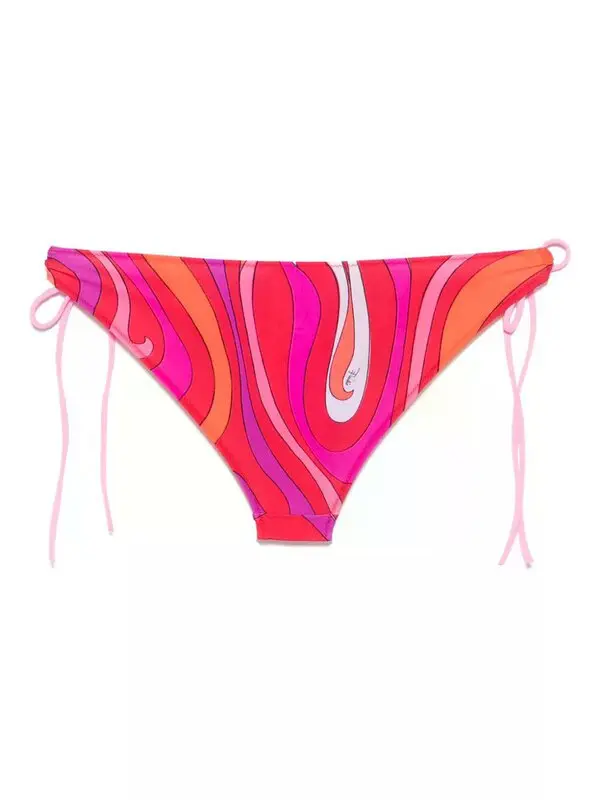 Emilio Pucci Marmo-print Bikini Bottom