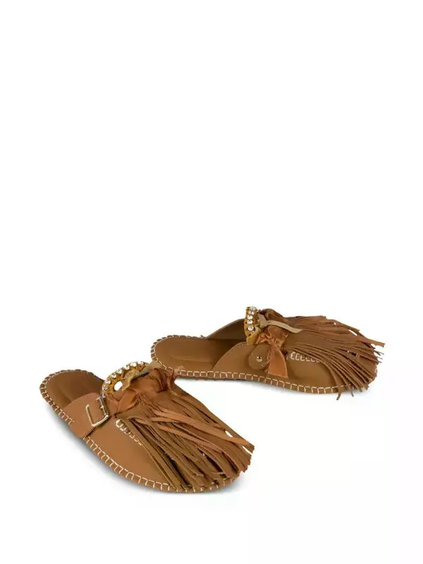 13 09 SR Fringed Mules