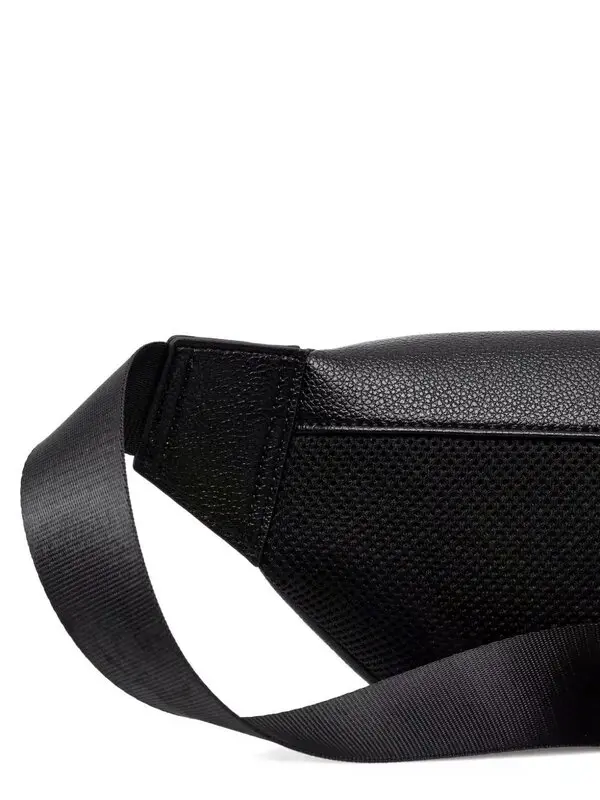 Armani Exchange Textured Leather Belt Bag