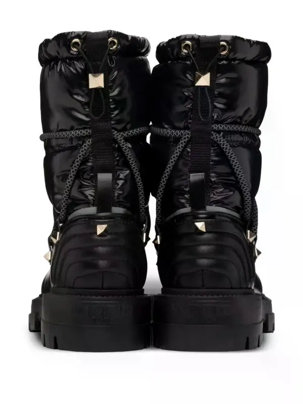 Valentino Garavani Leather Combat Boots