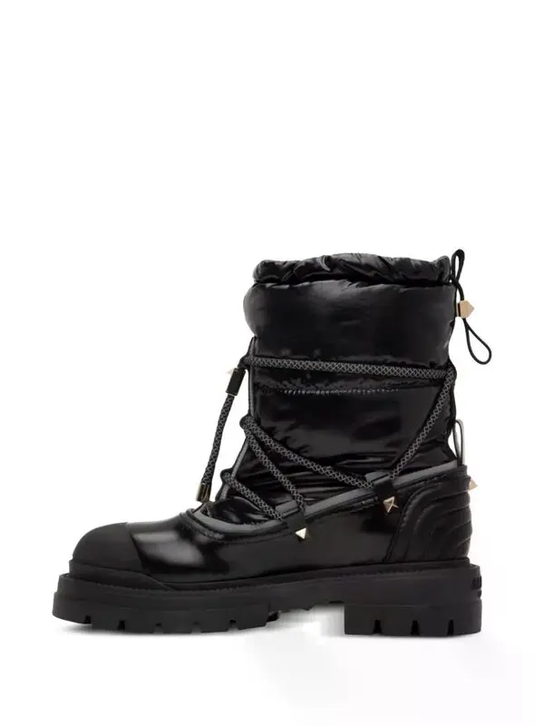Valentino Garavani Leather Combat Boots